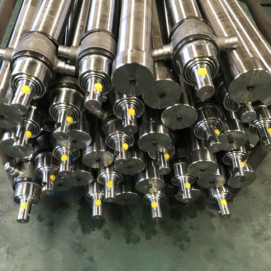 7ton invertido de un solo cilindro hidráulico ajustable de varilla de ...